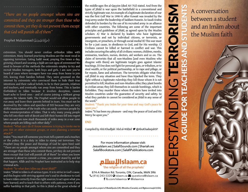 Understanding Terrorism - A Guide for Teachers and Students - troid.org ...