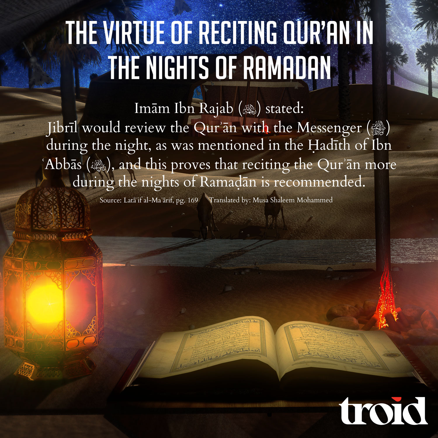 The Virtue of Reciting Qurʾān in the Nights of Ramaḍān - troid.org ...