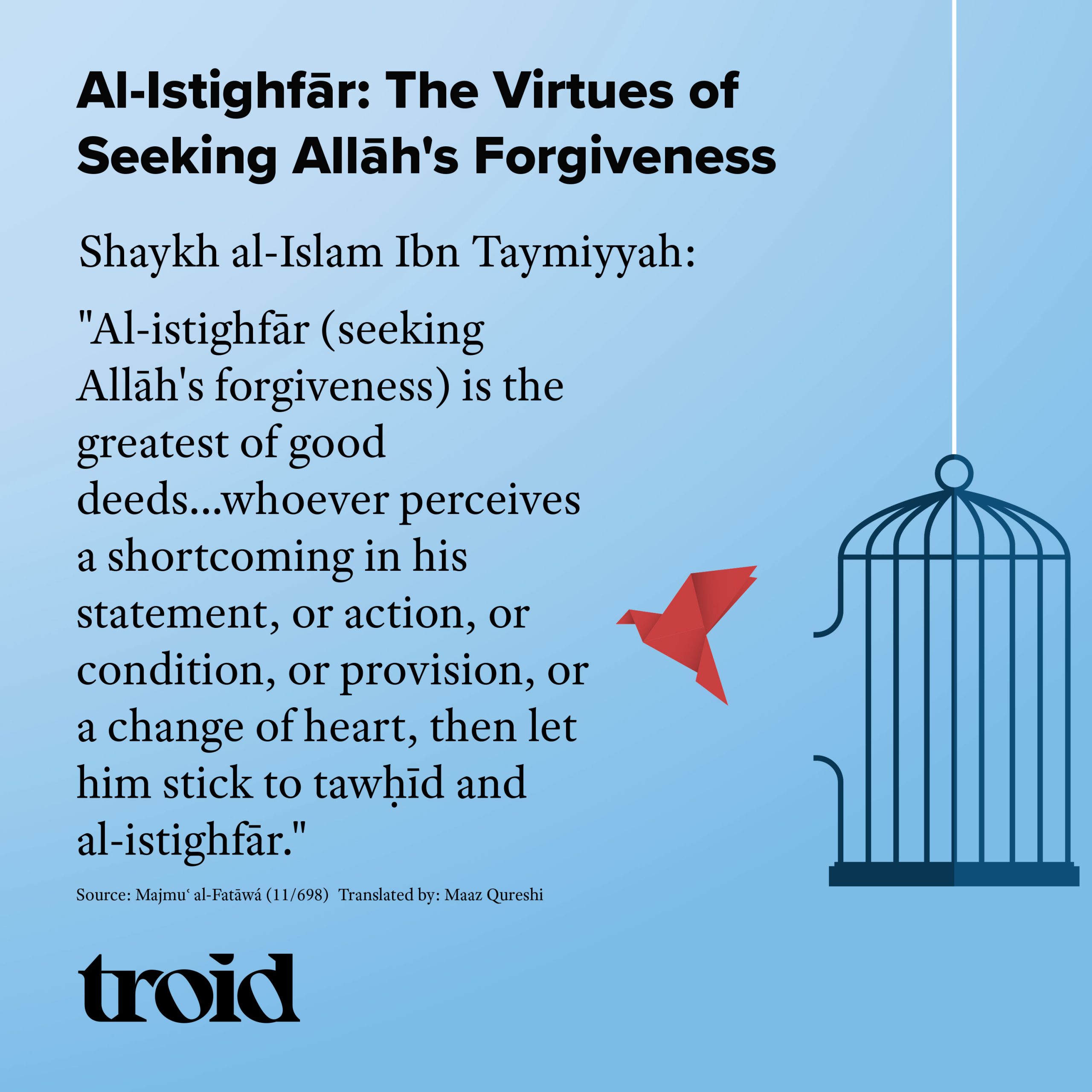 Al-Istighfār: The Virtues of Seeking Allāh's Forgiveness - troid.org ...