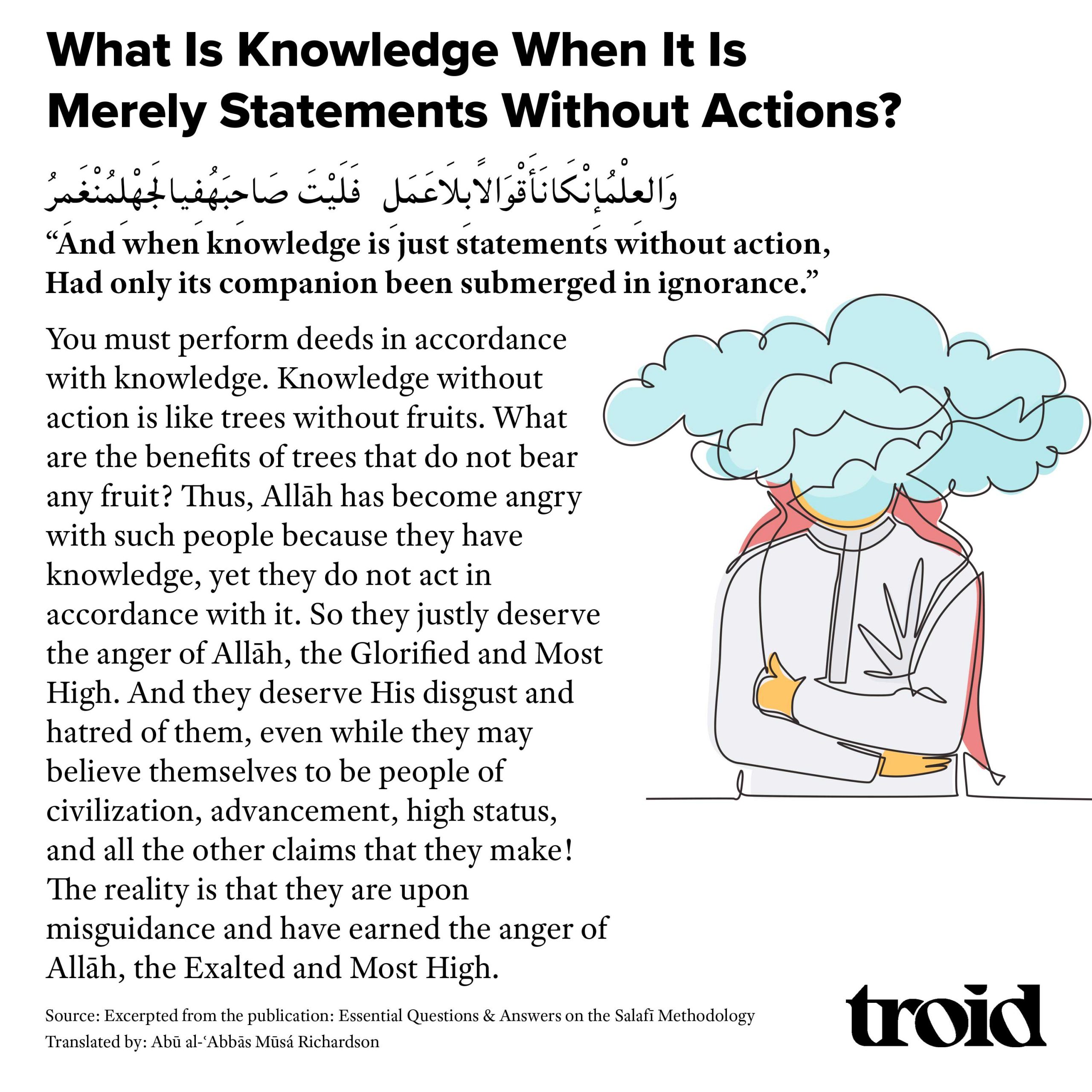 What Is Knowledge When It Is Merely Statements Without Actions? - troid ...