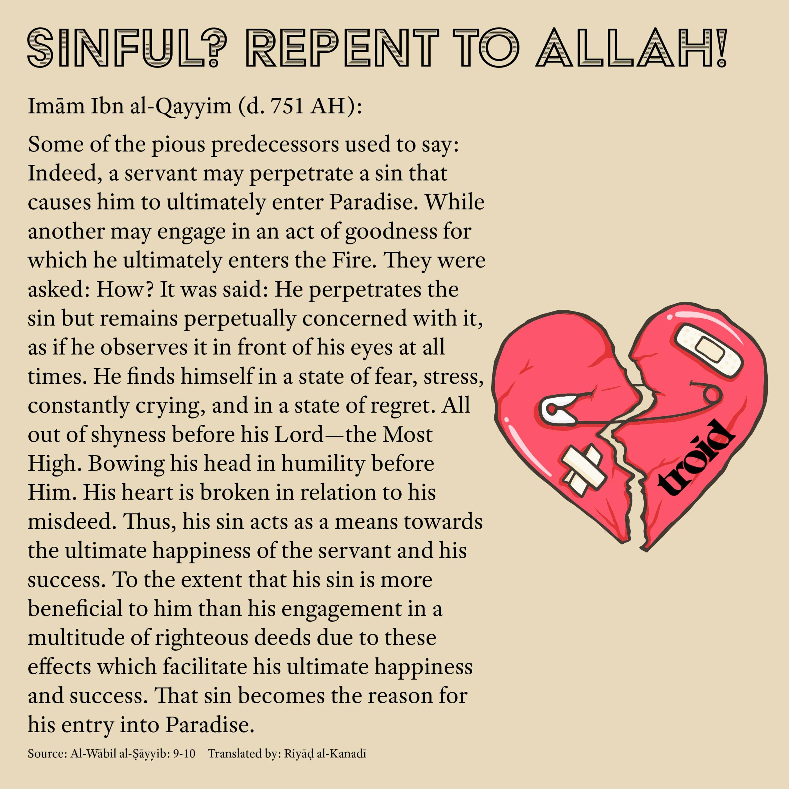 Sinful? Repent to Allāh! - troid.org | Digital Daʿwah